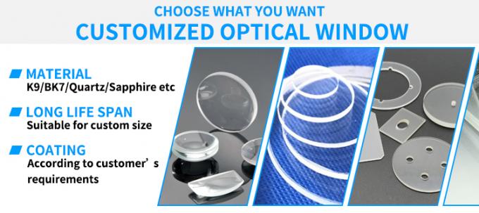 COAST Optical Glass Ar Coating Sapphire Optical Step Window For Laser ...
