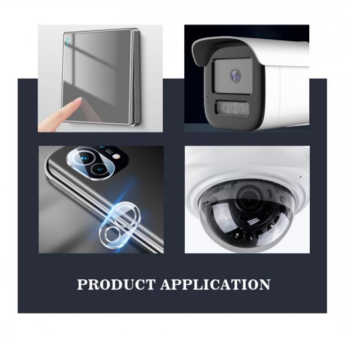 Clear Glass Circular Polarizing Filter CCTV Camera Polarizer Lens